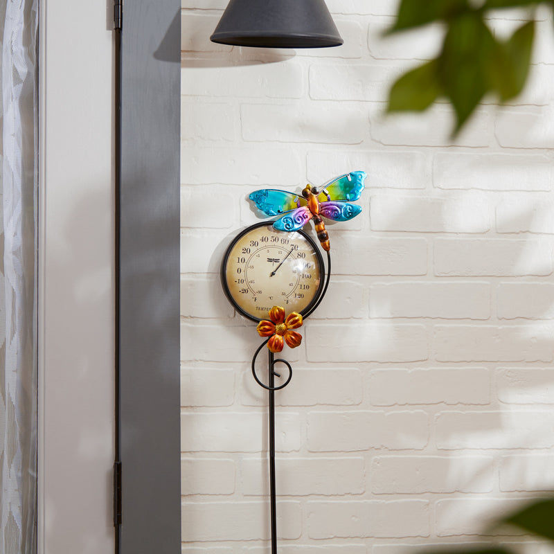 THERMOMETER GARDEN STAKE - GARDEN DRAGONFLY – Sigma Distributors