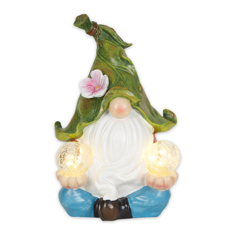 GNOME MEDITATING SOLAR STATUE – Sigma Distributors