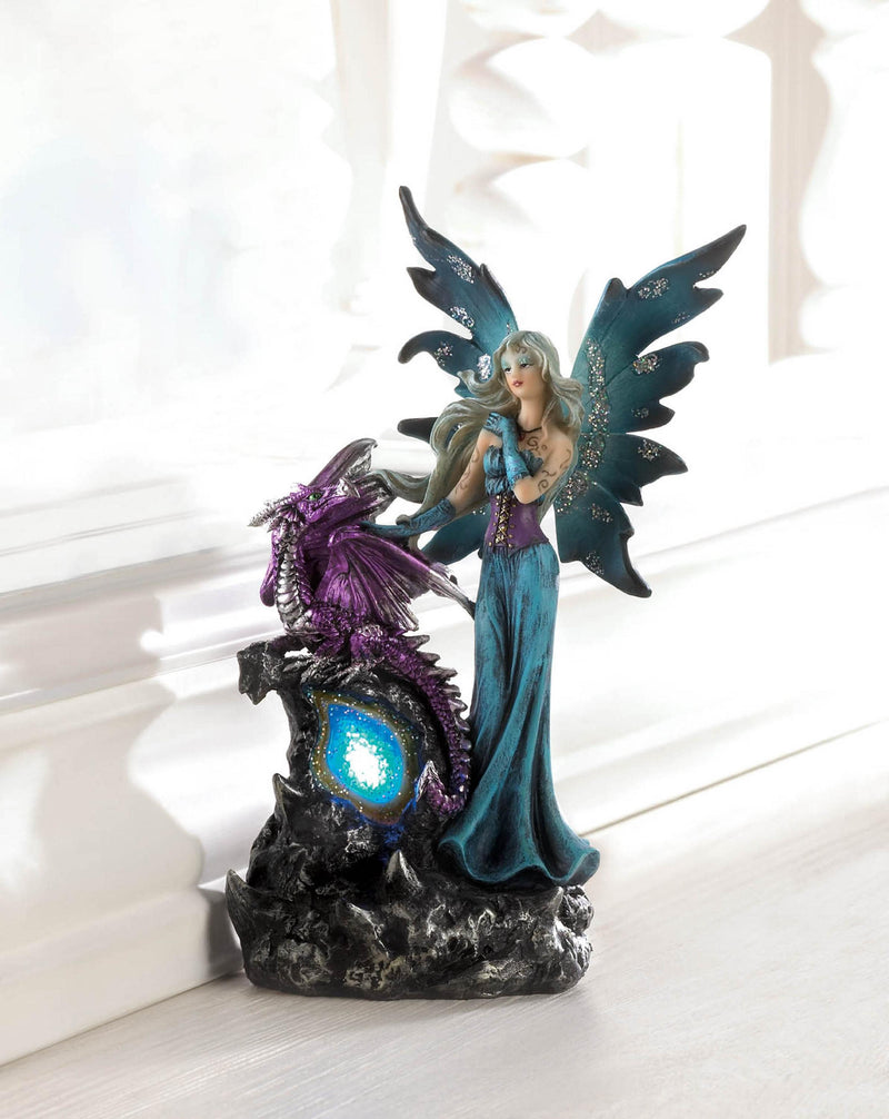 GOTHIC FAIRY AND DRAGON FIGURINE – Sigma Distributors