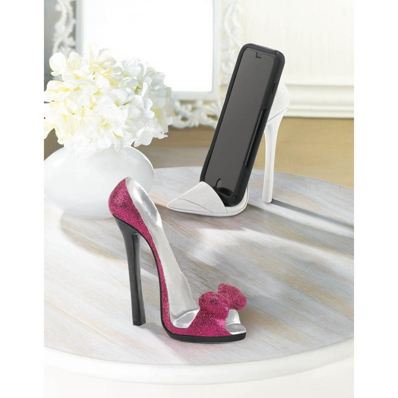 DAZZLING WHITE SHOE PHONE HOLDER – Sigma Distributors